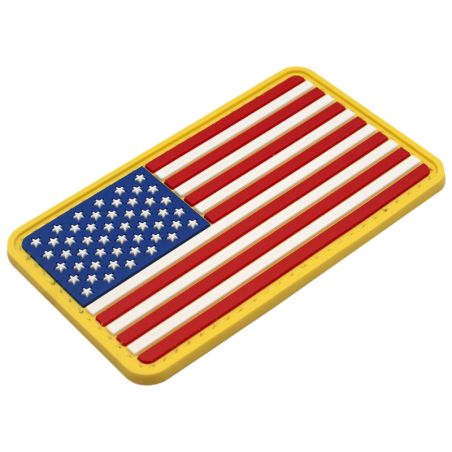 GFC TACTICAL - Patch 3D en PVC Drapeau US - Safe Zone Airsoft