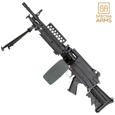 SPECNA ARMS - Réplique LMG SA-46 Minimi , MK46, CORE™, Airsoft - Safe Zone Airsoft
