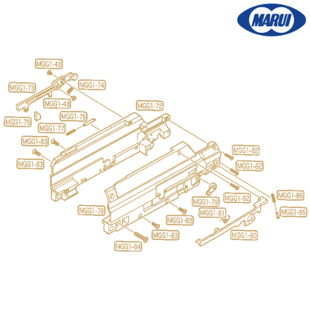 Tokyo Marui - Fire selector cam MGG1-79 (OEM) pour MP7 GBBR - Safe Zone ...
