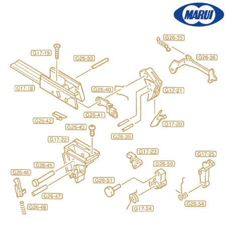 Tokyo Marui - Slide lock spring G26-42 (OEM) pour G17, G26, G34 - Safe ...
